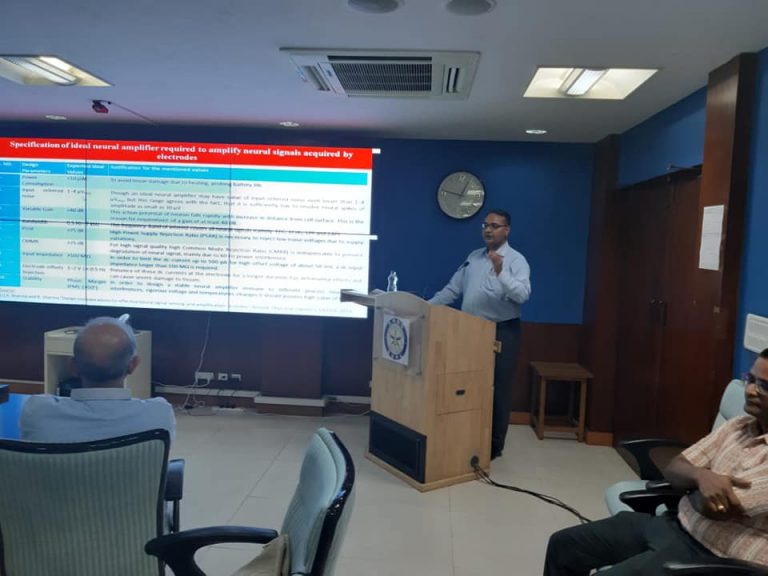Dr. Rajnish Sharma delivered an invited talk at SSPL, New Delhi - CURIN