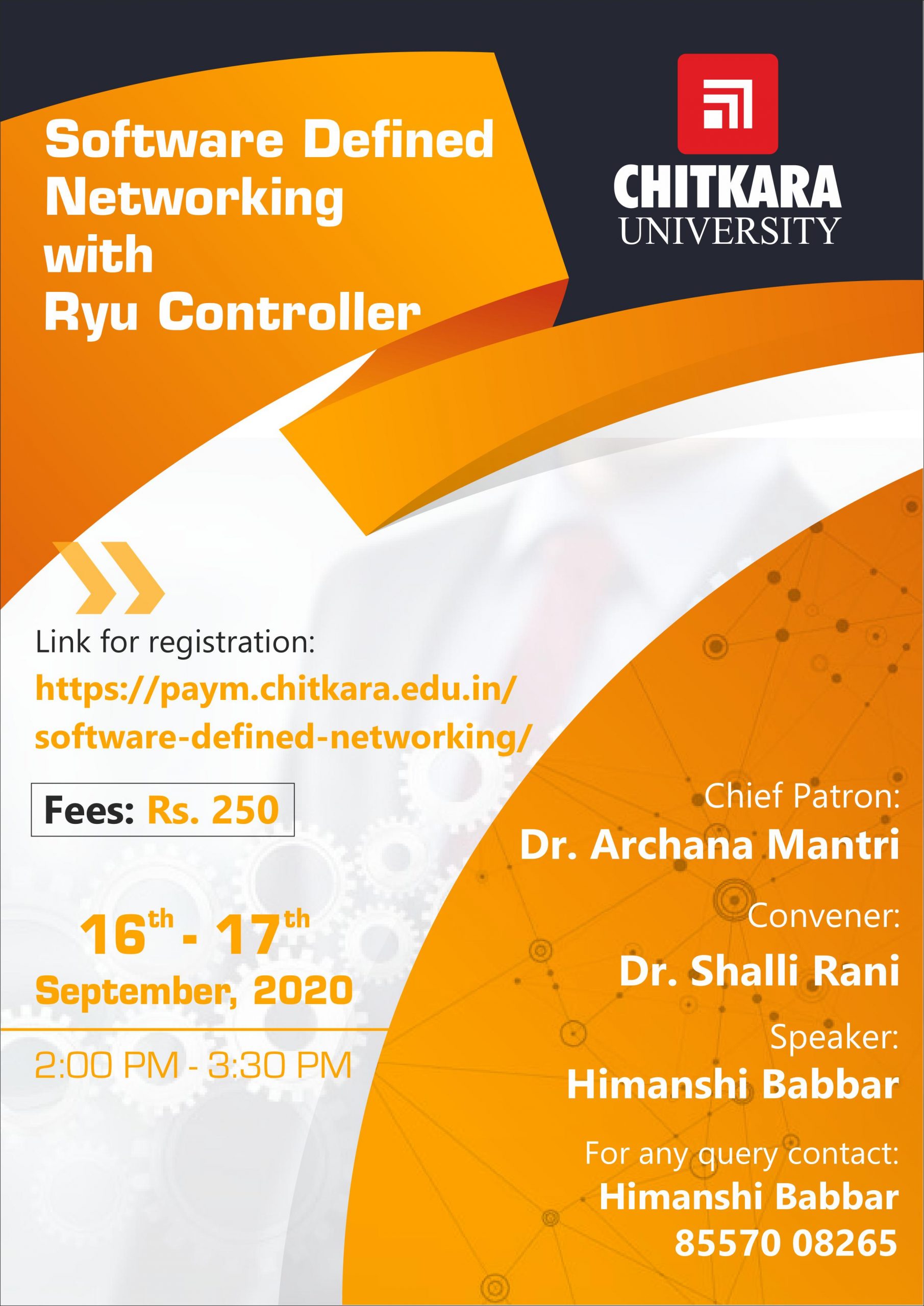 FDP: Software Defined Networking with Ryu Controller