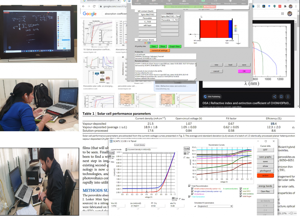 Research level understanding and Hands-on Training on SCAPS-1D for the TCAD designing of solar ...