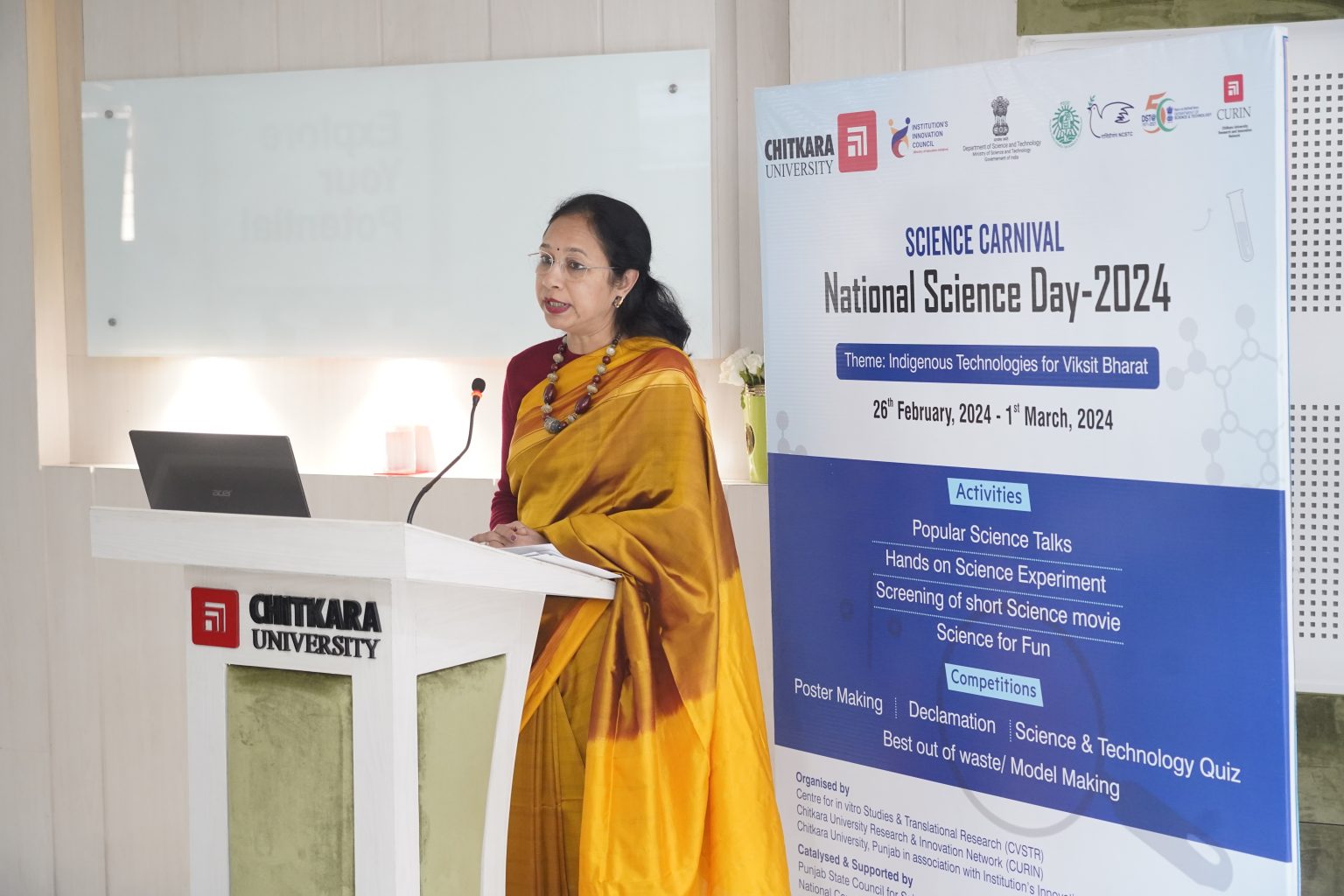 National Science Day celebrated at Chitkara University, Rajpura: A Day ...